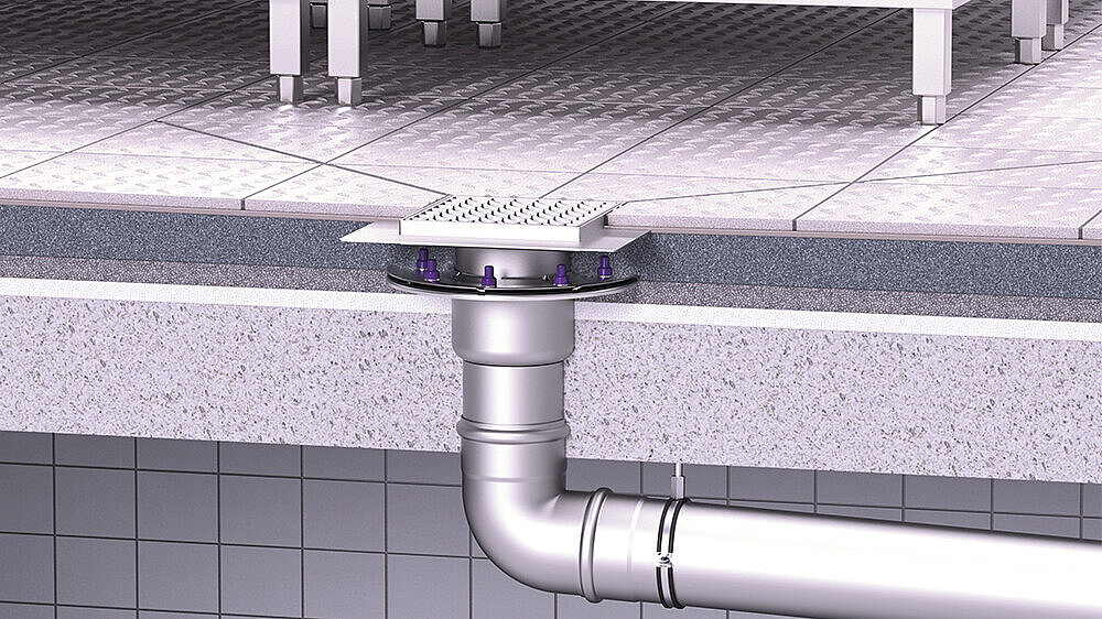 Bodenabläufe aus Edelstahl - KESSEL - mastering water